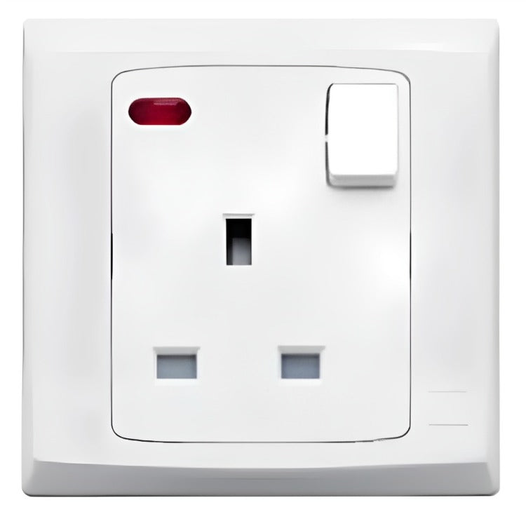 Gang Switch Socket with Indicate – Golden Lock Co